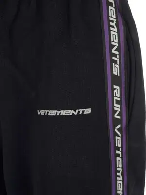 Vetements Logo Tape Track Pants