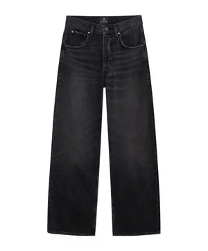 ANINE BING Manon Wide-leg Jeans - Darkgrey