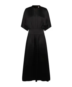 TOTEME Crewneck Satin Maxi Dress