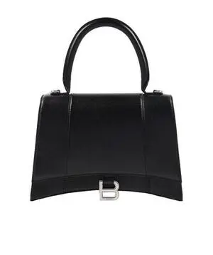 Balenciaga Hourglass Top Handle Bag - Black
