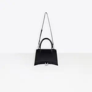 Balenciaga Hourglass Top Handle Bag - Black