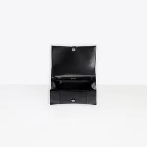 Balenciaga Hourglass Top Handle Bag - Black