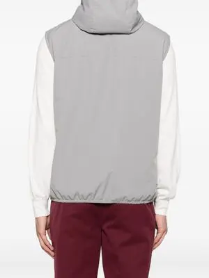 Brunello Cucinelli Zip-up Hooded Vest