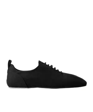 TOTEME Square Toe Lace-up Flats