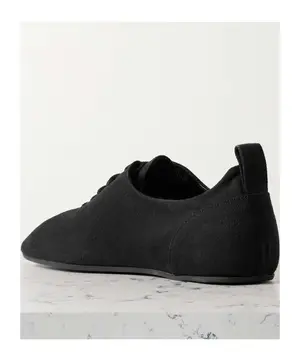 TOTEME Square Toe Lace-up Flats