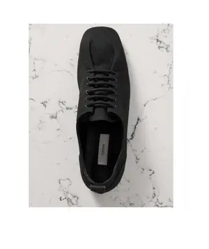 TOTEME Square Toe Lace-up Flats