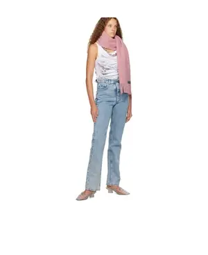 Y/project Chain-detailed Knitted Fringed Scarf