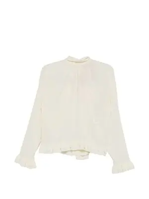 N.21 Long-sleeved Bow Detail Top - Ivory