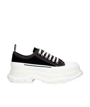 Alexander McQueen Chunky Sole Lace-up Sneakers - Black