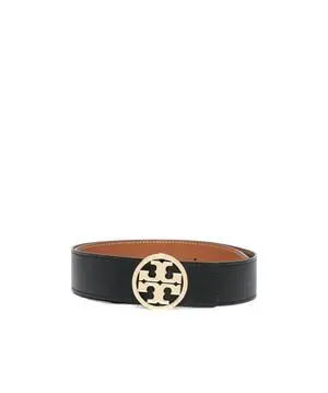 Tory Burch Miller Reversible Belt - Black