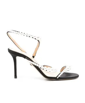 MACHMACH Mach & Mach Embellished Strappy High Heel Sandals