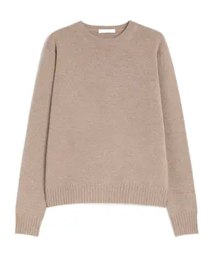 Max Mara Crewneck Knit Sweater - Camel