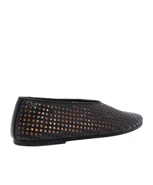 Marsèll Coltellaccio Perforated Ballet Flats - Black
