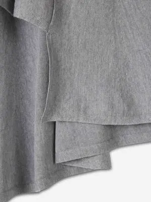 Khaite Asymmetrical Hem Midi Skirt