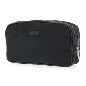 Etro Zipper Clutch With Logo Plaque