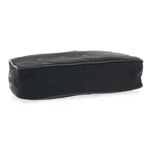 Etro Zipper Clutch With Logo Plaque