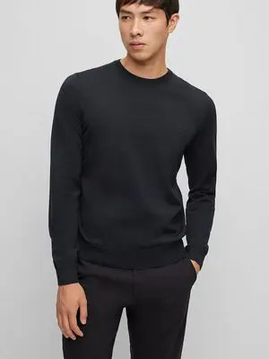 Hugo Boss Knit Sweater With Crew Neck