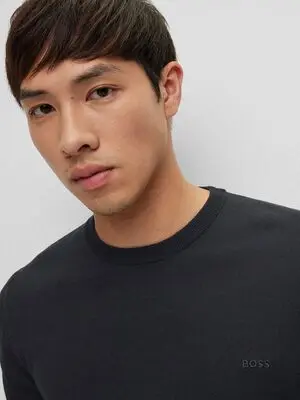 Hugo Boss Knit Sweater With Crew Neck