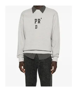 Prada Logo Embroidered Crewneck Sweatshirt