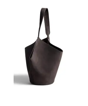 Khaite Hexagonal Top Handle Tote Bag - Black