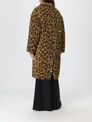 Bottega Veneta Brushed Leopard Print Coat