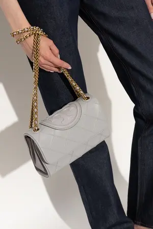 Tory Burch Fleming Convertible Foldover Small Shoulder Bag