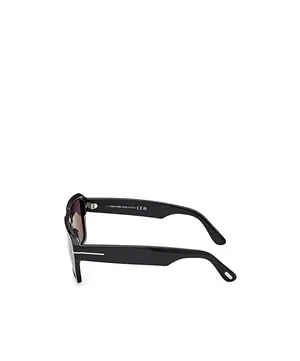 TOM FORD Redford Square Frame Sunglasses - Gray