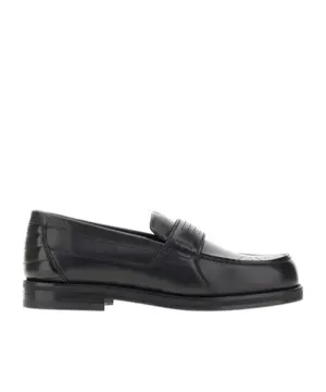 1989 STUDIO Perforated Leather Loafers