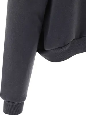 Acne Studios Garment Dyed Logo Hoodie - Black