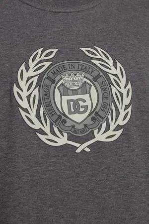 Dolce & Gabbana Dolce Gabbana Logo Printed Crewneck T-shirt