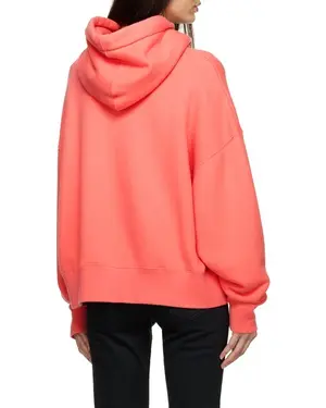 Palm Angels Bear Printed Drawstring Hoodie - Pink