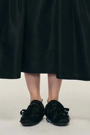 Simone Rocha Ballerina Grip Lace-up Sneakers - Black