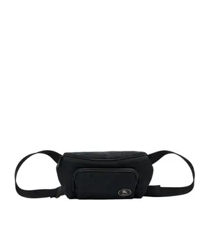 Burberry Patterned Belt Bag - Black