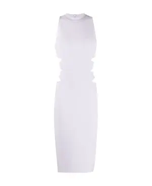 Alaïa Logo Sleeveless Cut-out Dress - No