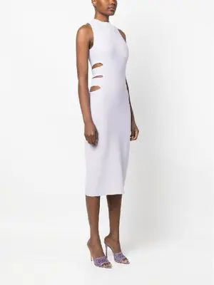 Alaïa Logo Sleeveless Cut-out Dress