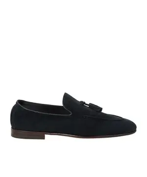 Brunello Cucinelli Suede Loafers - Navy Blue
