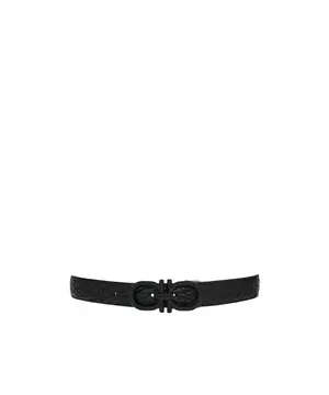FERRAGAMO Double Gancini Adjustable Belt