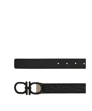 FERRAGAMO Double Gancini Adjustable Belt