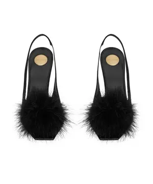 Saint Laurent Paradis Slingback Sandals
