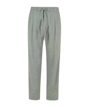 Dolce & Gabbana Houndstooth Pleat-detail Trousers
