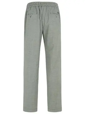 Dolce & Gabbana Houndstooth Pleat-detail Trousers