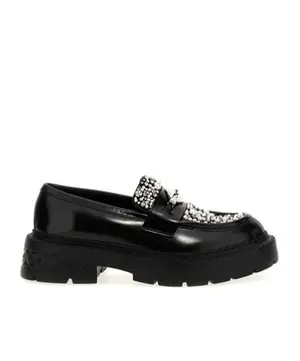JIMMY CHOO Marlow Embellished Loafers