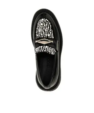 JIMMY CHOO Marlow Embellished Loafers