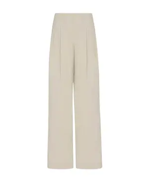 THE ROW Pleated Wide-leg Trousers