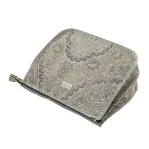 Etro Graphic Pattern Zipper Clutch - Gray