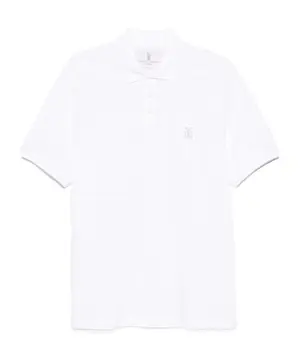 Brunello Cucinelli Logo Detailed Short-sleeved Polo Shirt