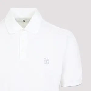 Brunello Cucinelli Logo Detailed Short-sleeved Polo Shirt