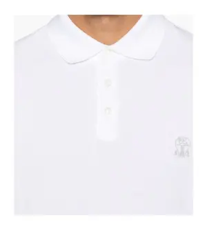 Brunello Cucinelli Logo Detailed Short-sleeved Polo Shirt