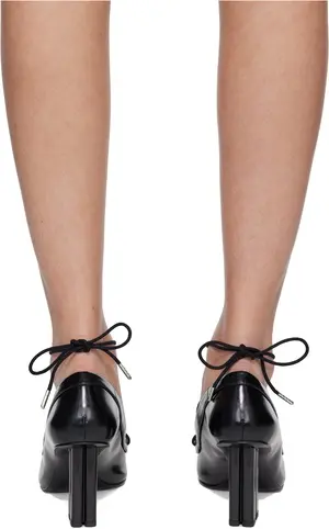 GANNI Lace Up Butterfly High Pump