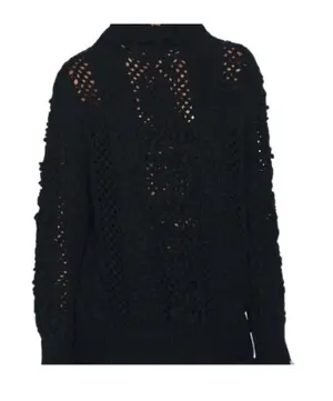 Dior Stand Collar Sweater With Bee Embroidery